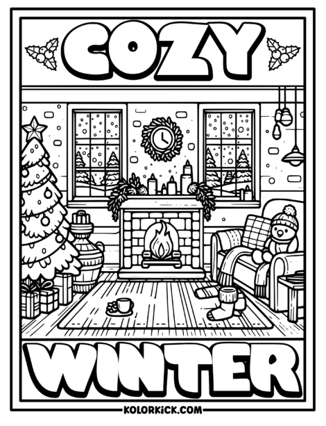 Winter Coloring Pages - Free Downloadable PDFs