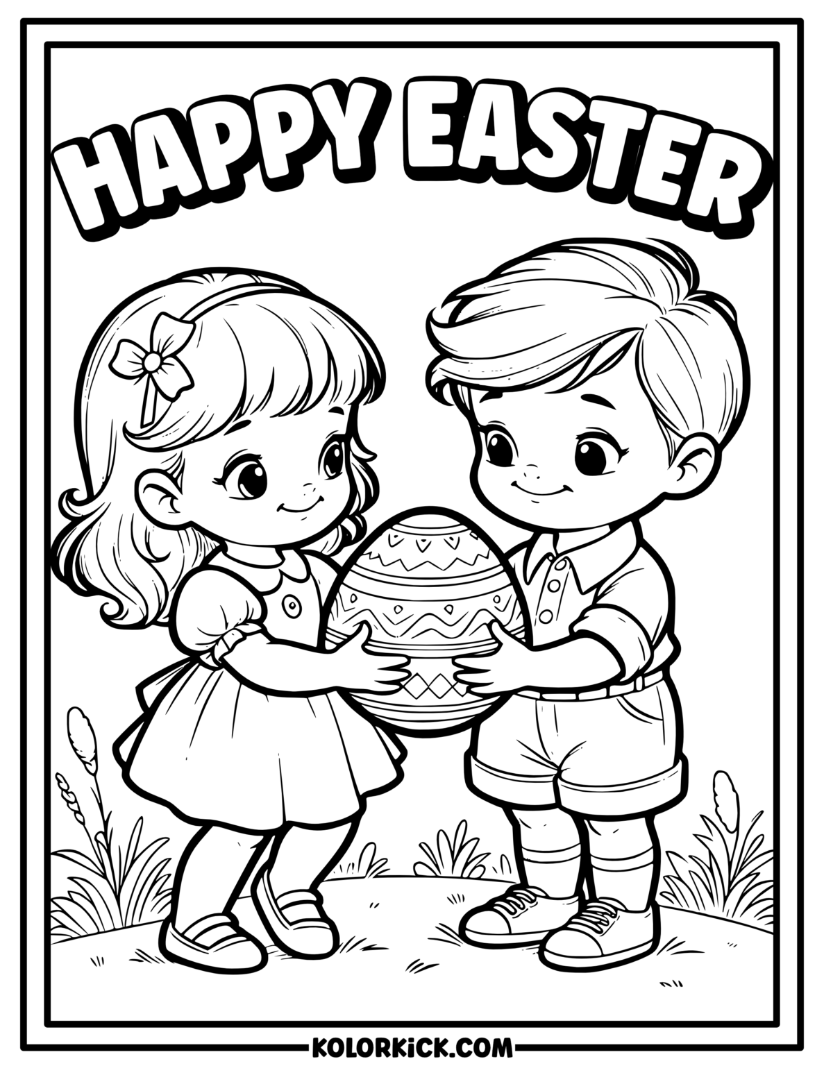 Easter Coloring Pages - Free Downloadable PDFs