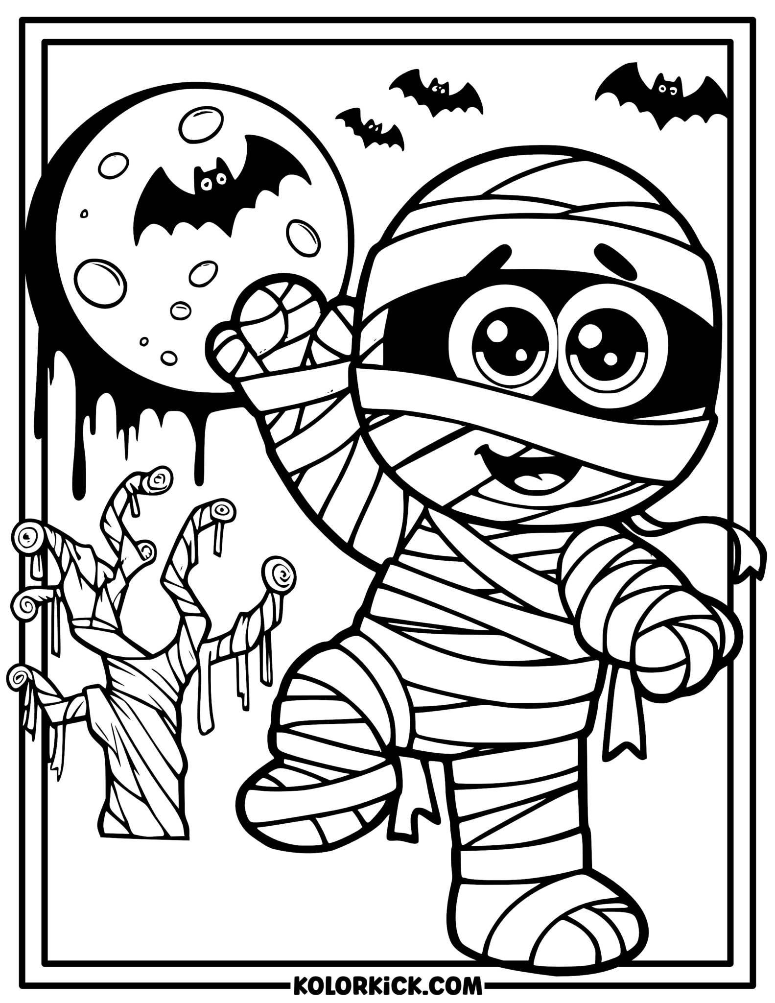 Spooky Halloween Coloring Pages - 100% Free Printable PDFs