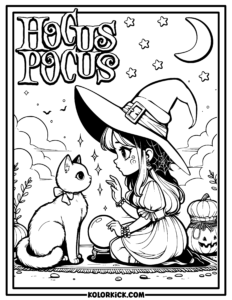 Spooky Halloween Coloring Pages - 100% Free Printable PDFs