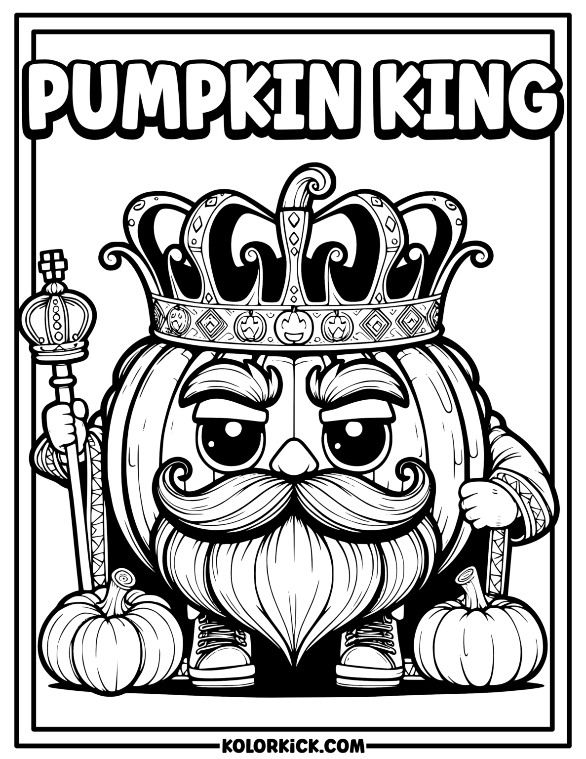 Cute Pumpkin Coloring Pages - (100% Free Printable PDFs)