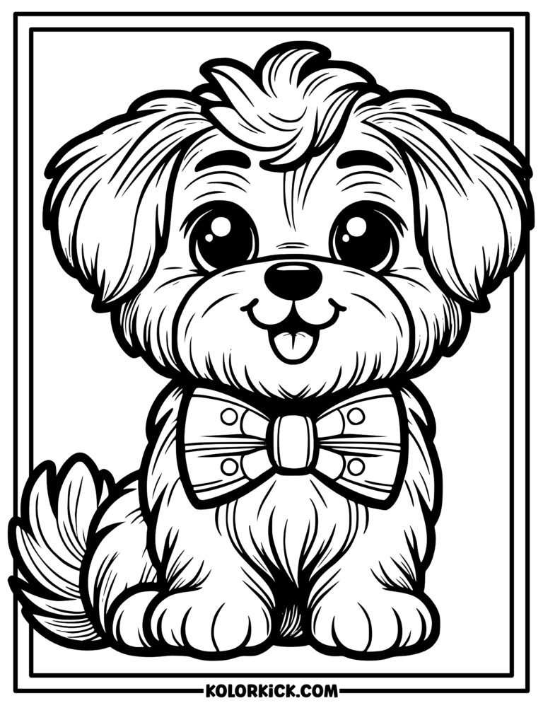 Cute Puppy Dog Coloring Pages - (100% Free Printable PDFs)