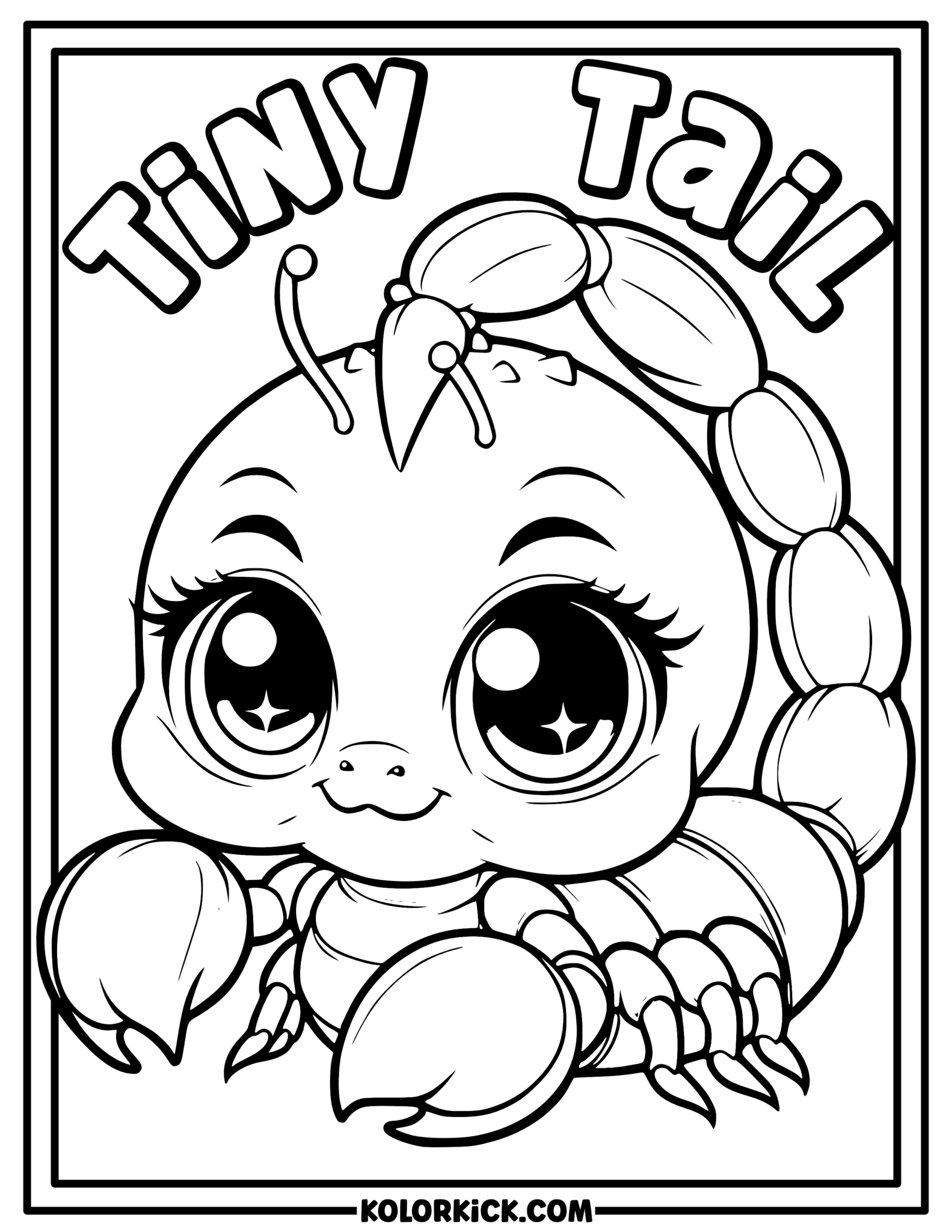 Cute Insect Coloring Pages - (100% Free Printable PDFs)