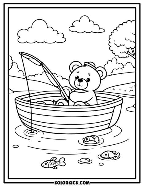 Cute Camping Coloring Pages - (100% Free Printable PDFs)