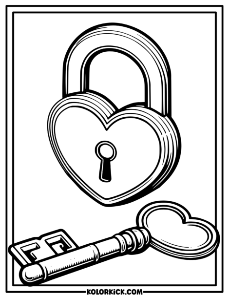 Love Heart Coloring Pages - (100% Free Printable PDFs)