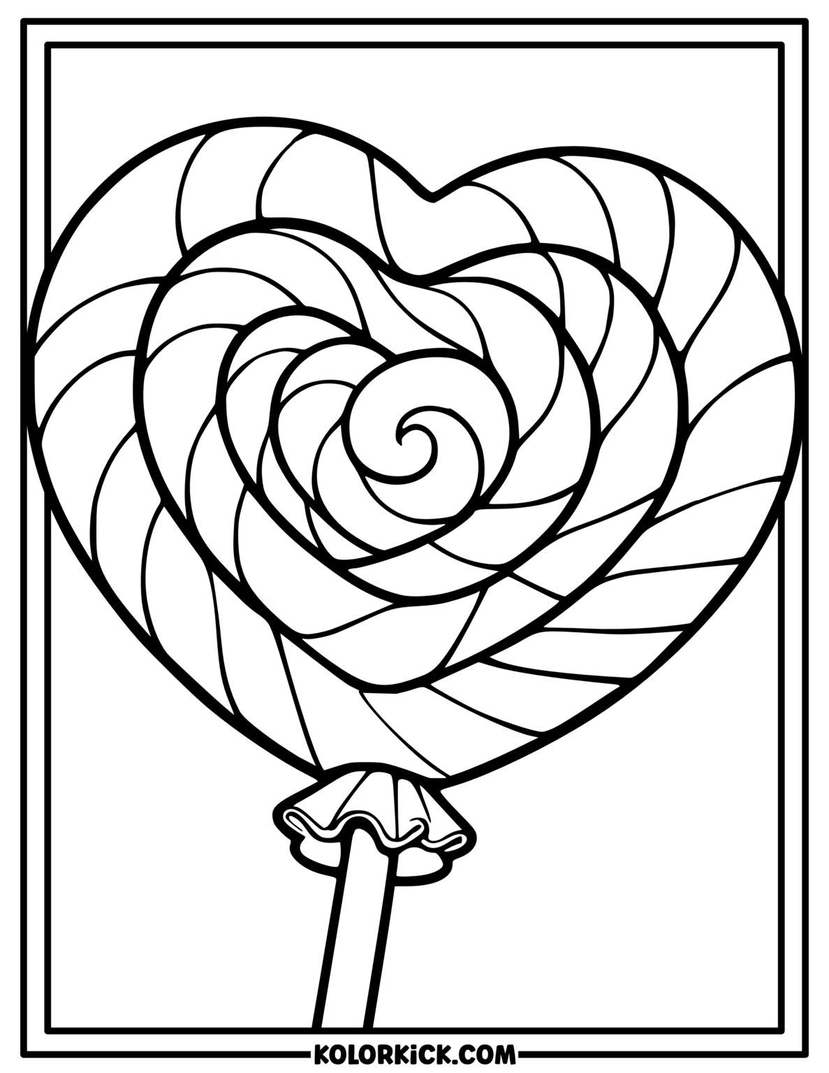 Love Heart Coloring Pages - (100% Free Printable PDFs)