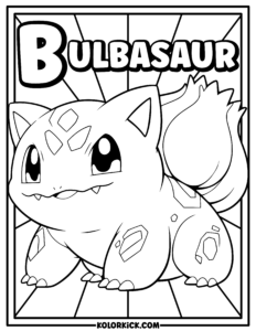Cute Pokemon Coloring Pages - (100% Free Printable PDFs)
