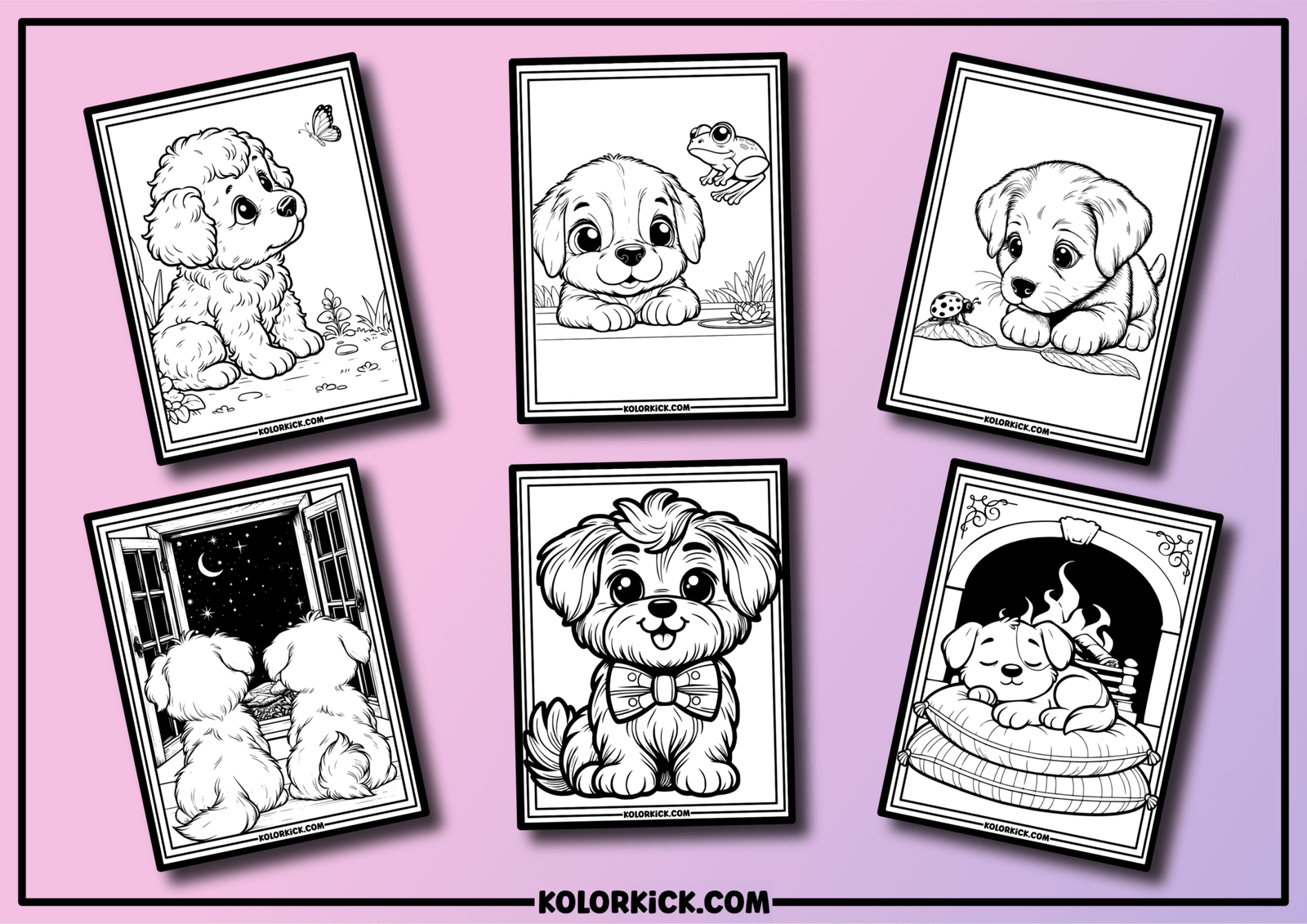 Cute Puppy Dog Coloring Pages - (100% Free Printable PDFs)