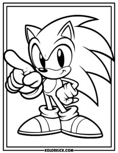 Sonic The Hedgehog Coloring Pages - (100% Free Printable PDFs)